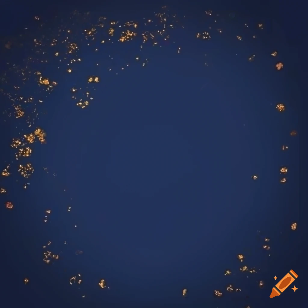 Dark blue background with gold flakes on Craiyon