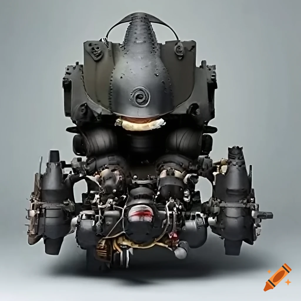 Photo-realistic steampunk locomotive design on Craiyon