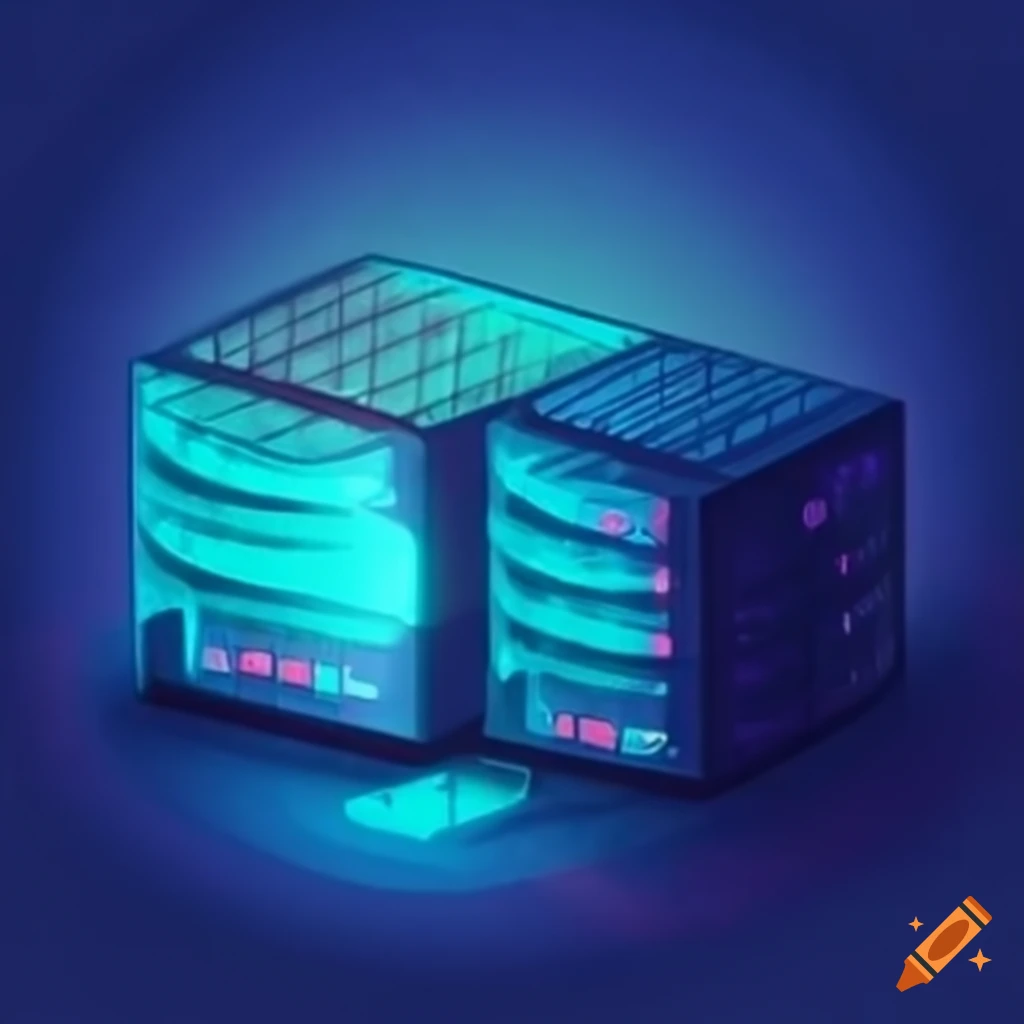 Graph depicting server statistics on Craiyon