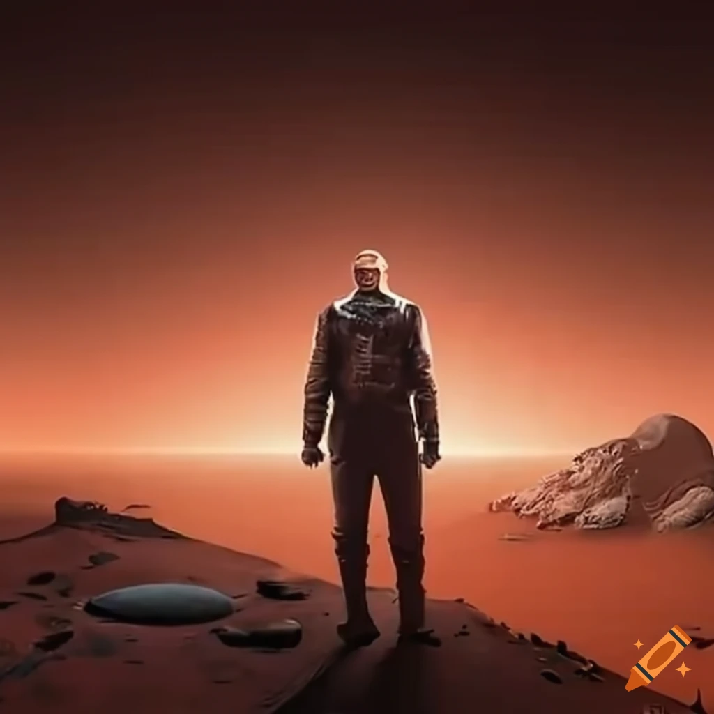 Elon musk on the mars on Craiyon