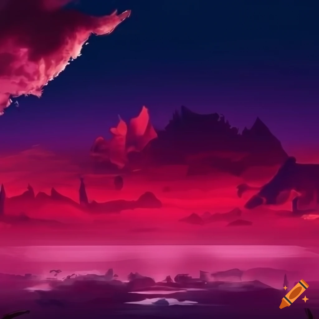 Sky-themed background for a fighting game
