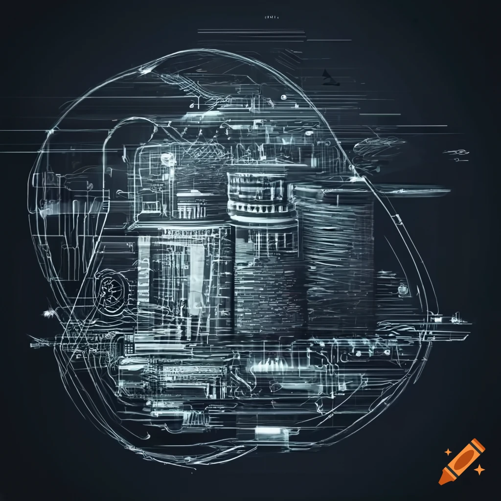 Linkedin background with data analytics and ai on Craiyon