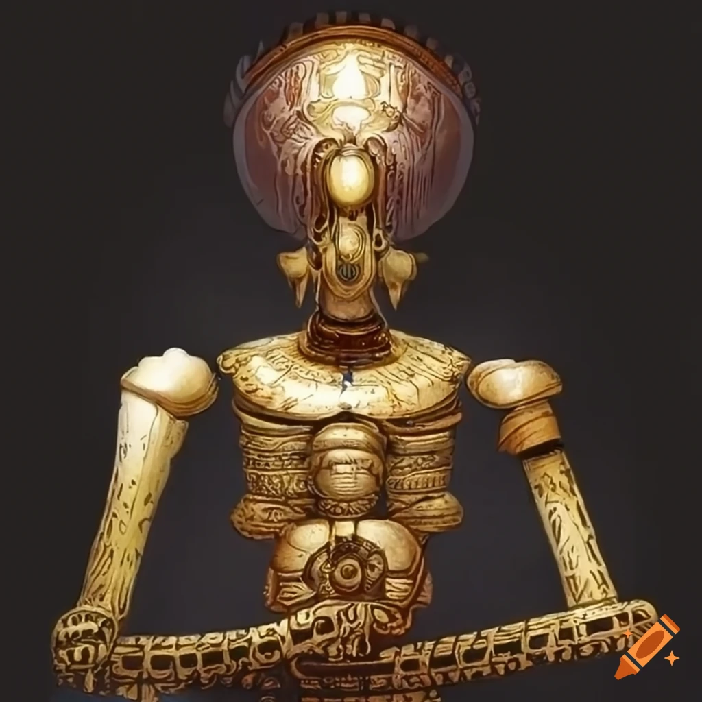 Ancient greek automaton on Craiyon