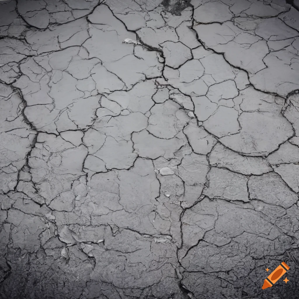 Texture of damaged grey asphalt floor