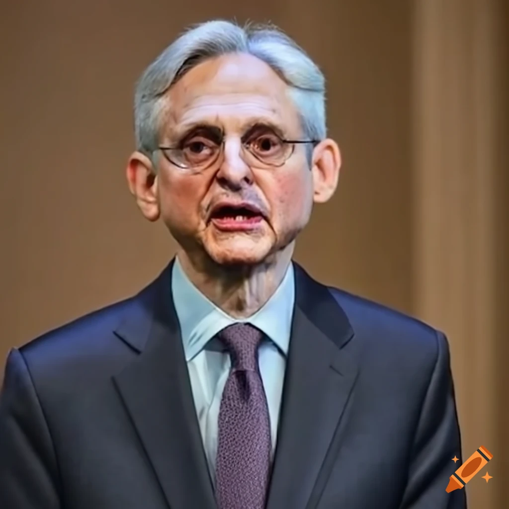 Image depicting merrick garland as a political puppet on Craiyon