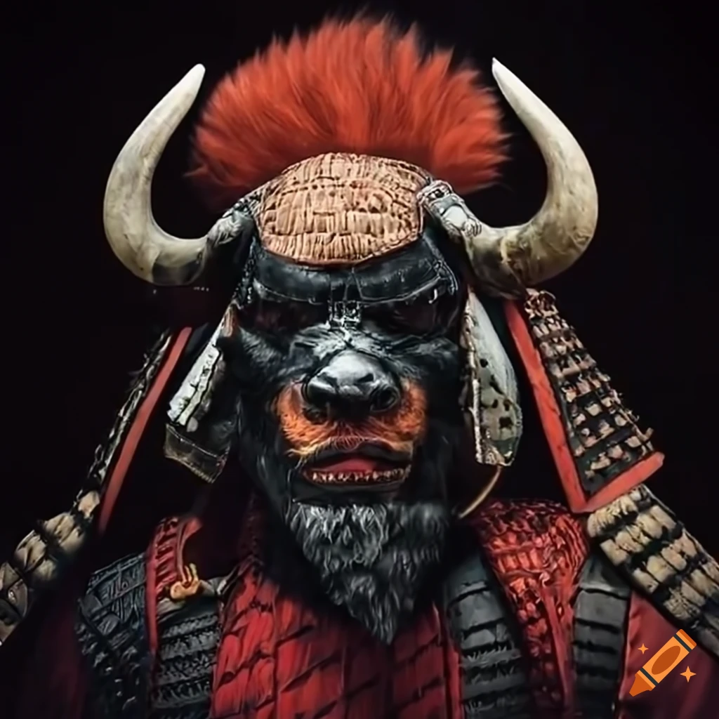 Samurai warrior on Craiyon