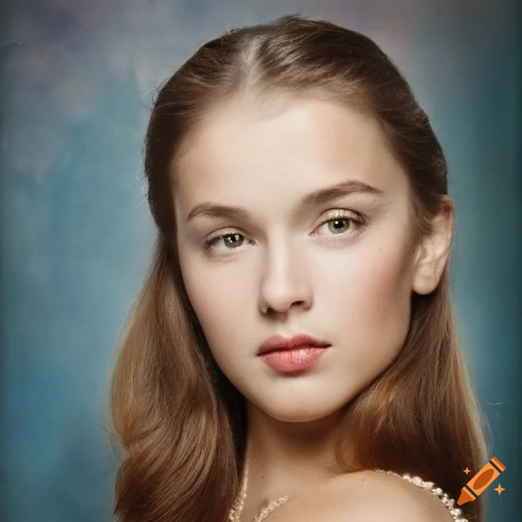 Captivating Portrait Of A Young Female Model On Craiyon