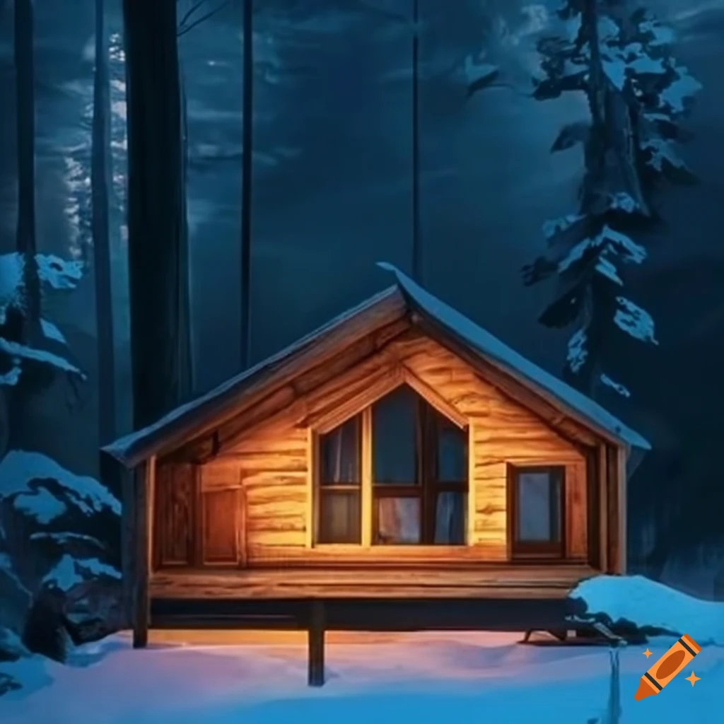 Comfy cabin with modern upgrades