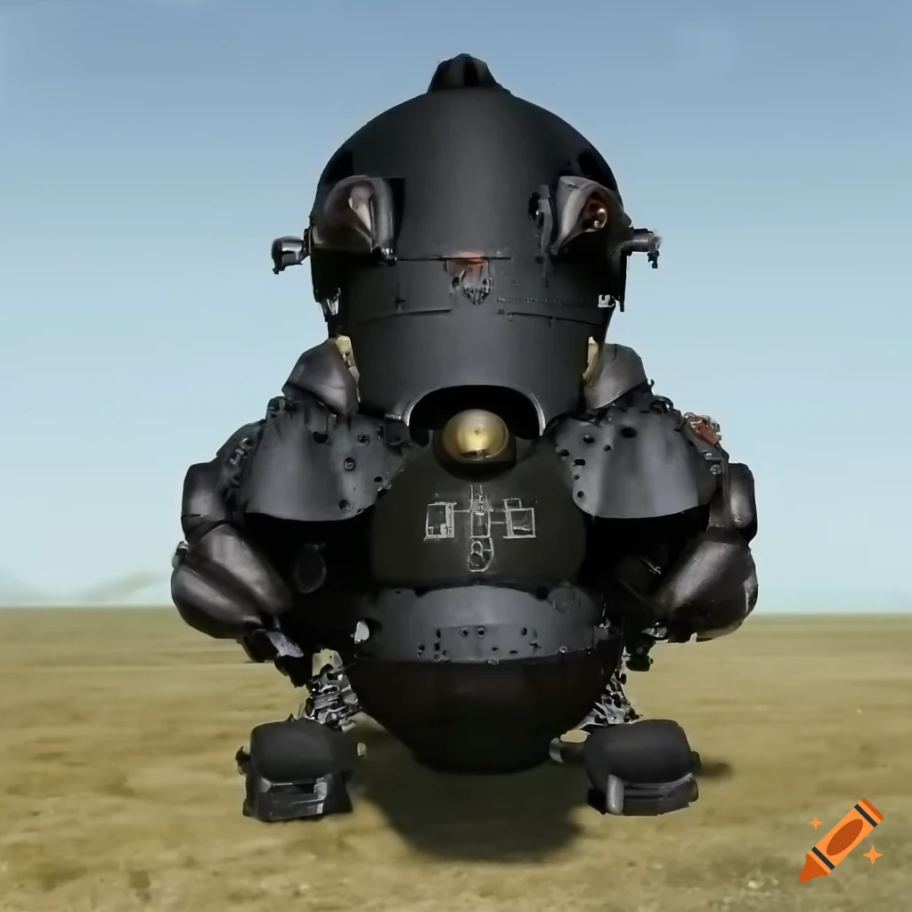 Photo-realistic design of a knight-shaped steam locomotive with black ...