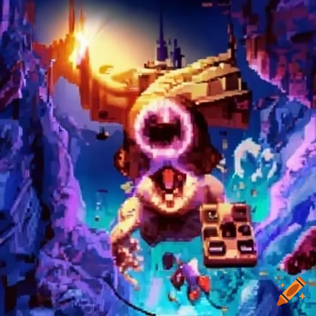 Highly detailed nes game artwork