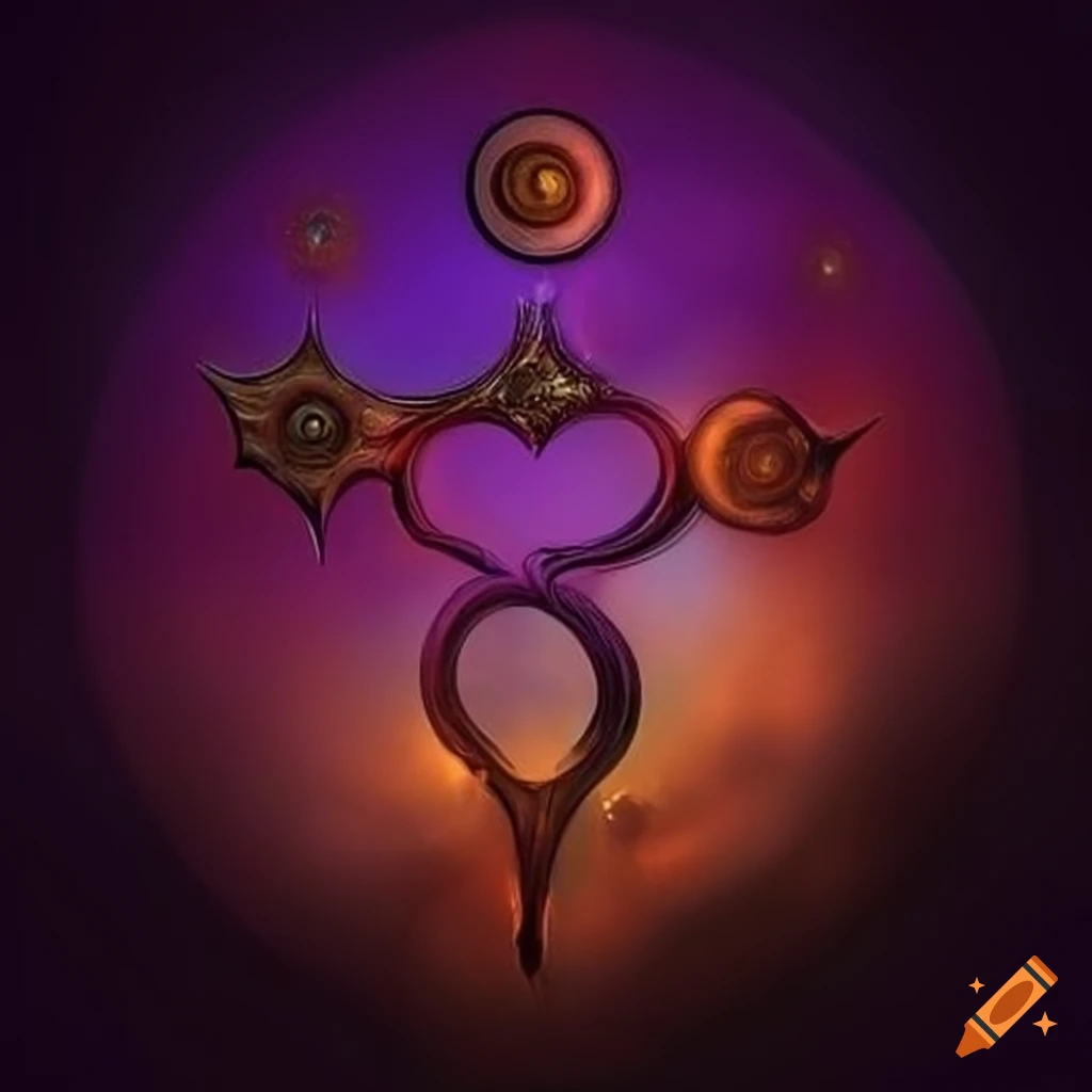 Mystical symbol representing the senses