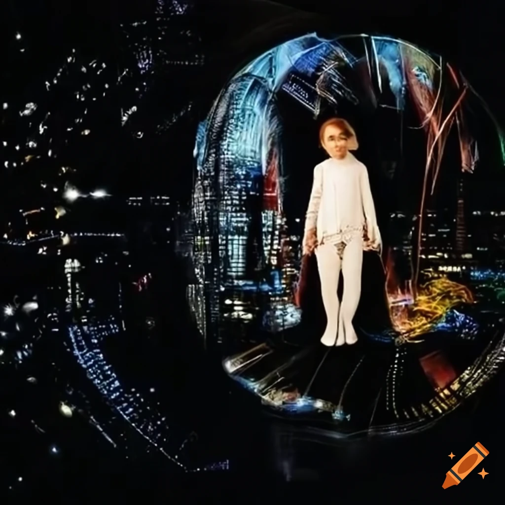 Robert miles' children album cover with a futuristic city