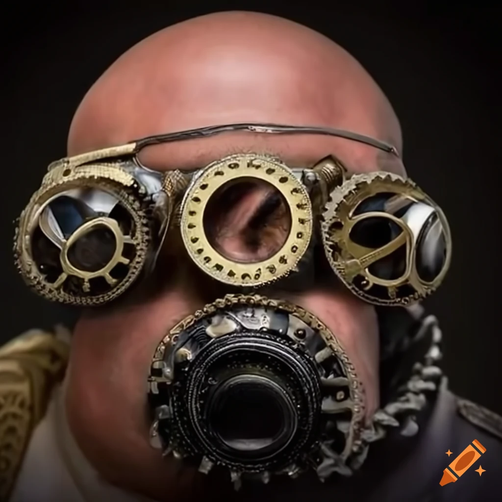 steampunk demon mask on Craiyon