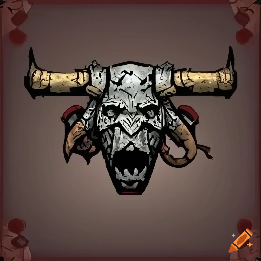 Fantasy artwork of a bull-headed warrior on Craiyon