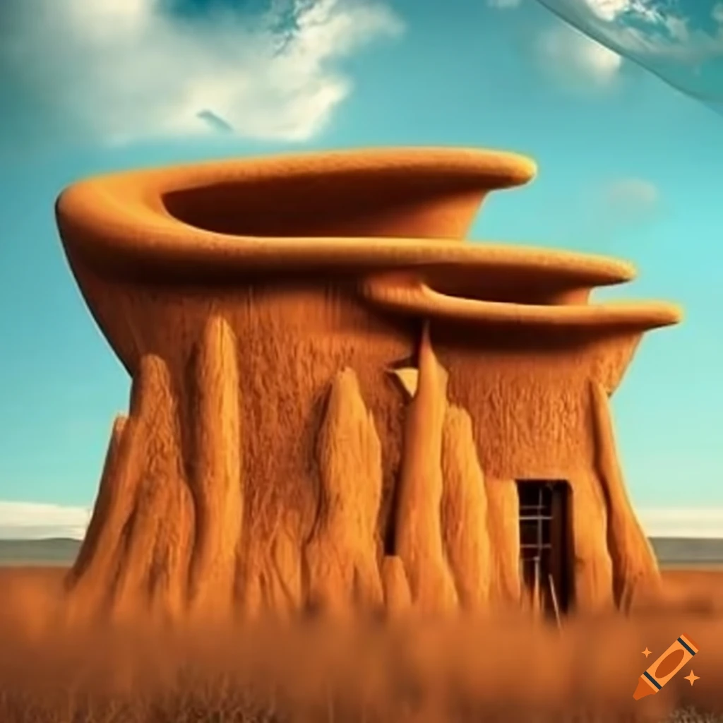 Innovative eco-friendly houses inspired by termite mounds