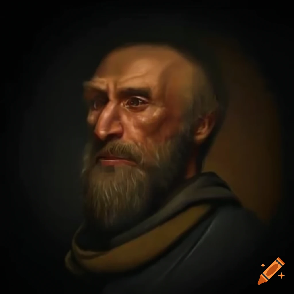 Hyper Realistic Painting Of A Welsh Villager In The Elizabethan Era On hyper-realistic-painting-of-a-welsh-villager-in-the-elizabethan-era-on