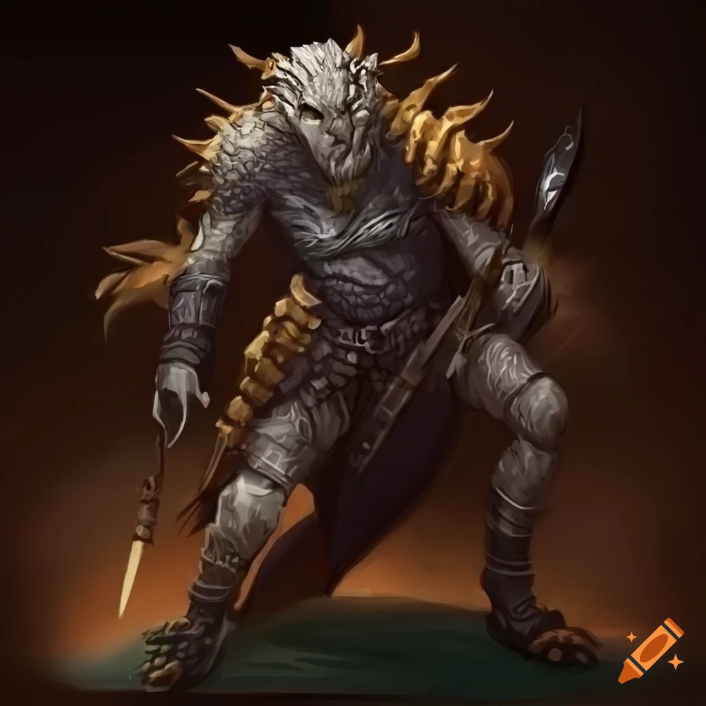 Epic knight riding a dinosaur with a sword on Craiyon