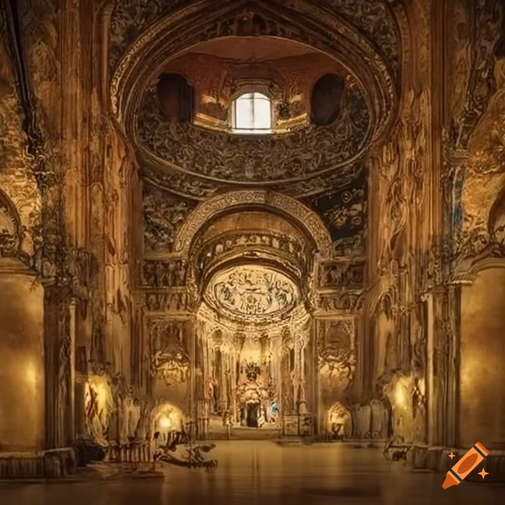 Surreal artwork of emperor justinian as a divine figure on Craiyon