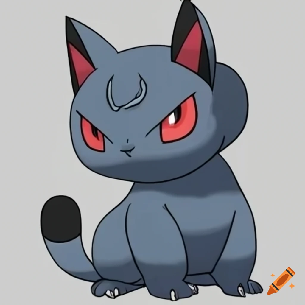 Image of a rock type cat pokemon on Craiyon