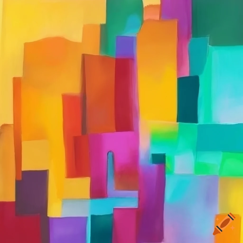 Mid-century modern inspired artwork on Craiyon