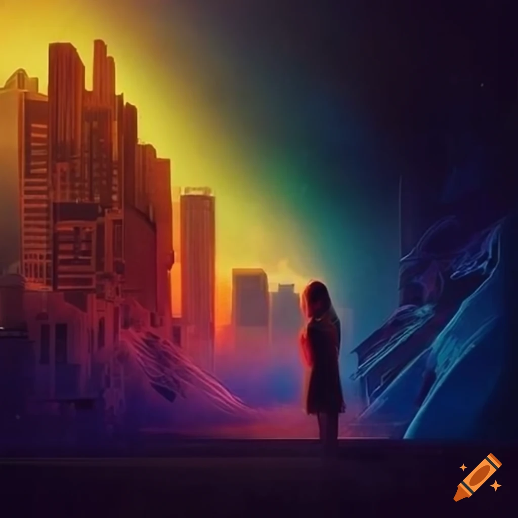 Epic album cover artwork of robert miles' children on Craiyon