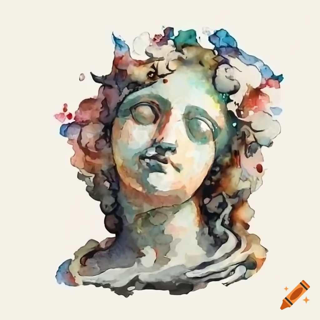 Retro statue art on Craiyon