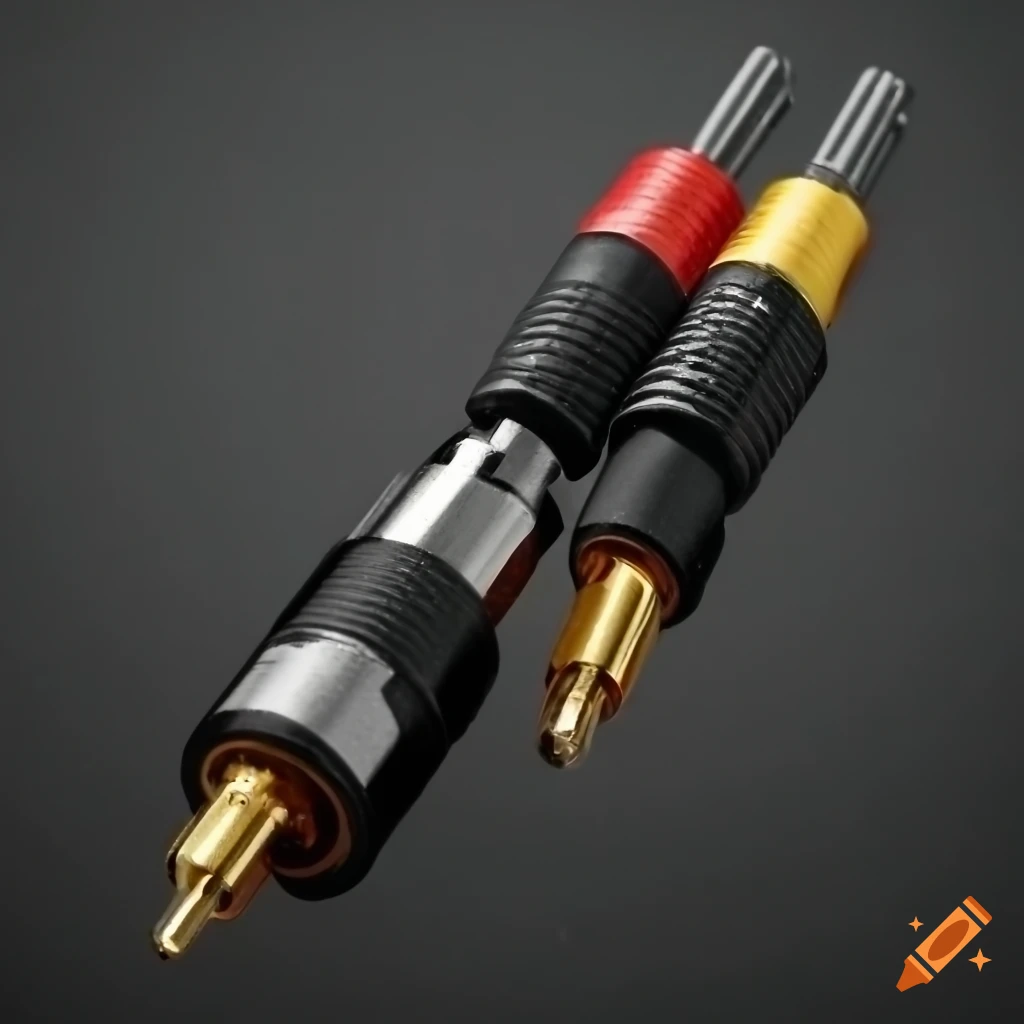 Photo of rca speaker connectors