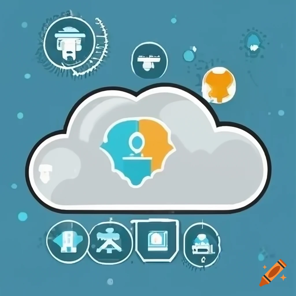 Cloud and infrastructure team engineers celebrating christmas on Craiyon