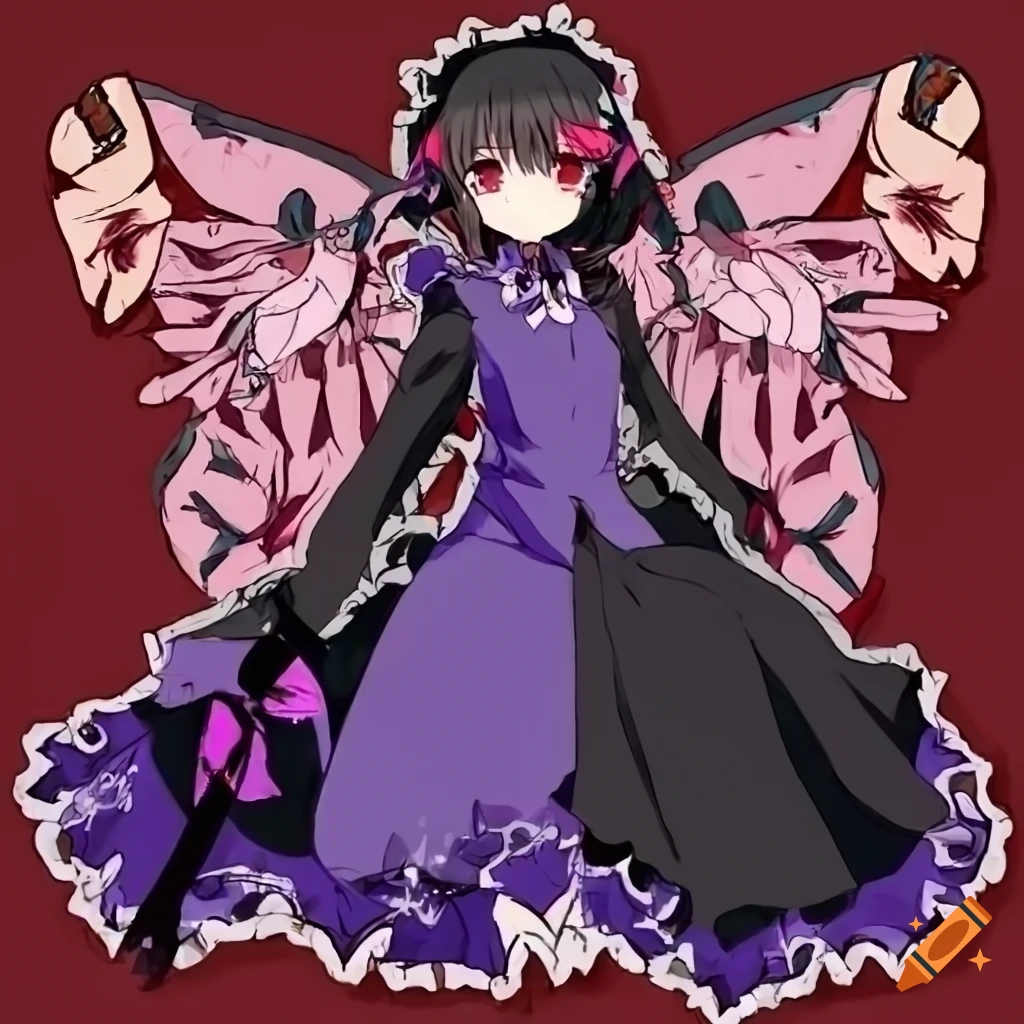 Anime chibi goat demon on Craiyon