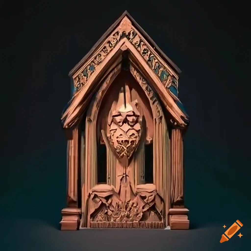 Detailed carving style artwork inspired by zelda game on Craiyon