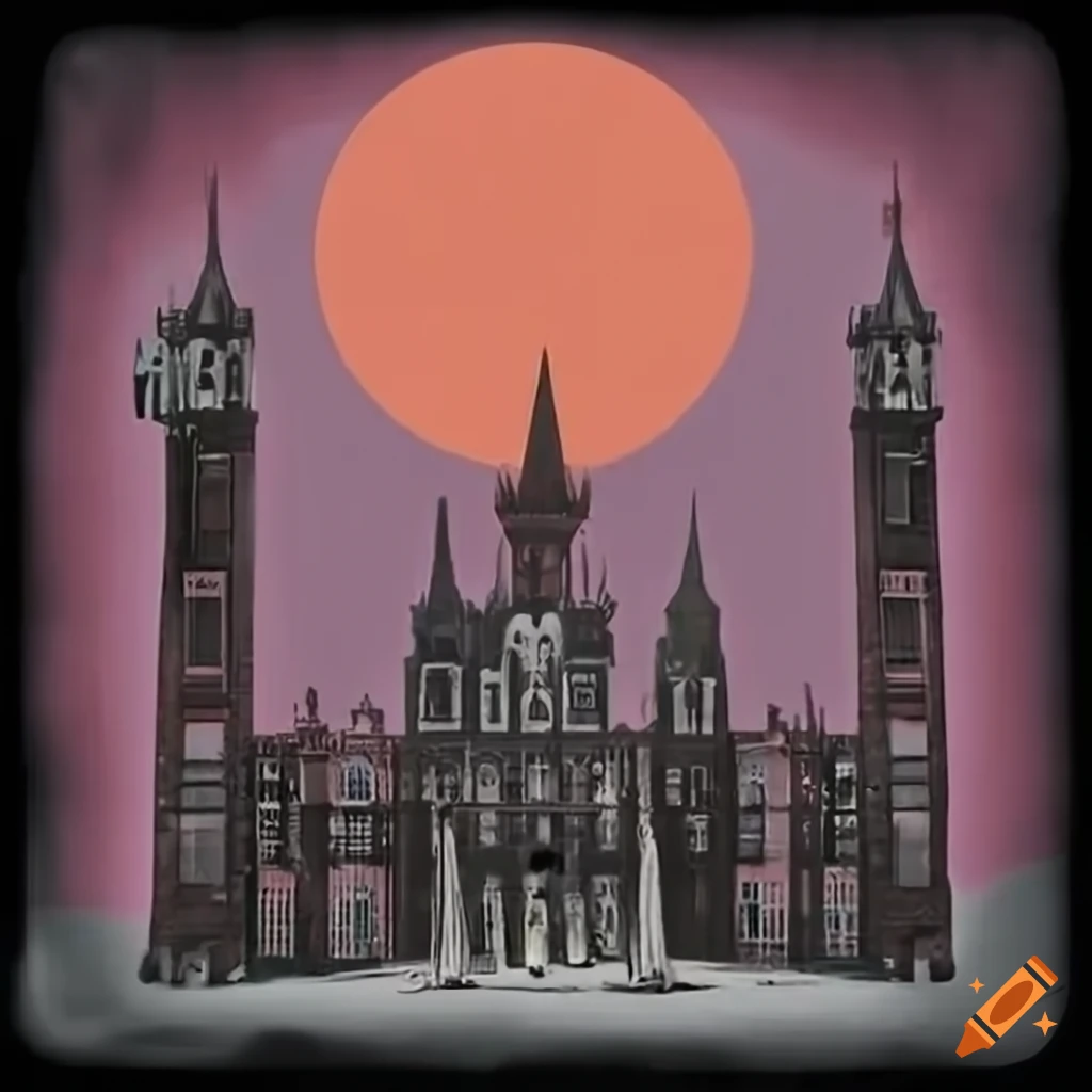 Retro horror movie poster