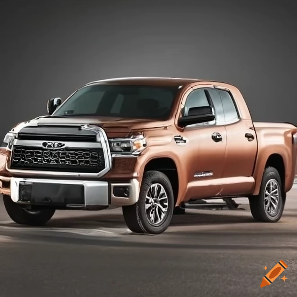 Brown toyota tundra truck