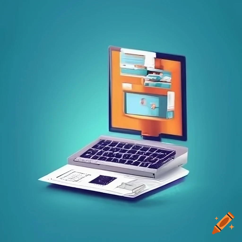 E-learning concept on Craiyon