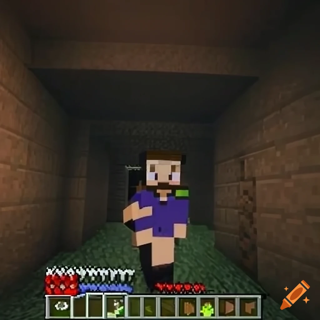 Minecraft enthusiasts navigating on Craiyon