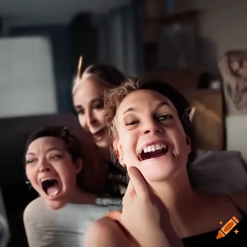 Photo of friends playing a prank on Craiyon