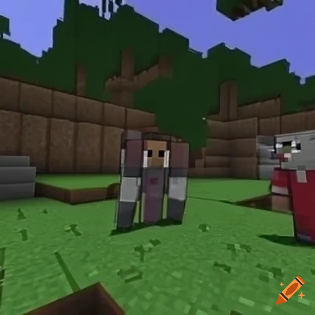 Reliable minecraft server illustration on Craiyon