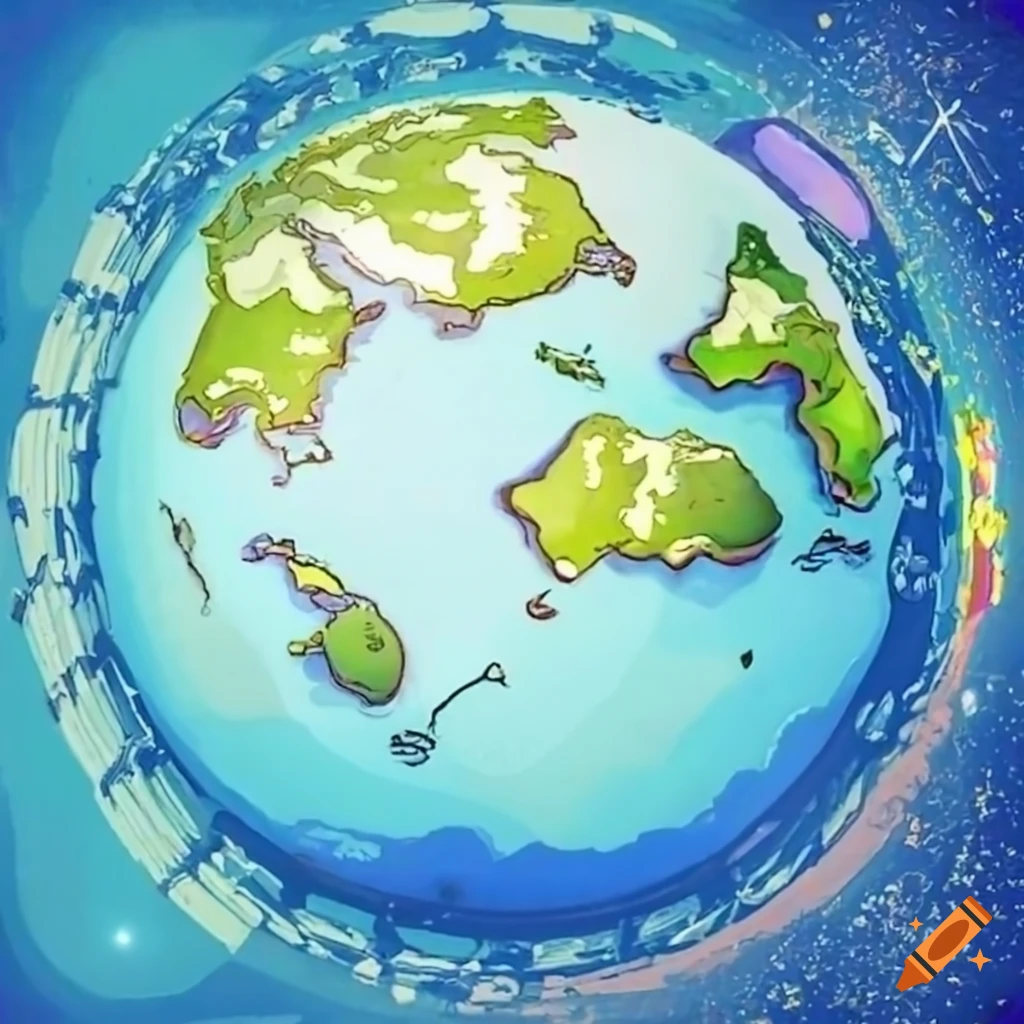 Exploring world borders on Craiyon