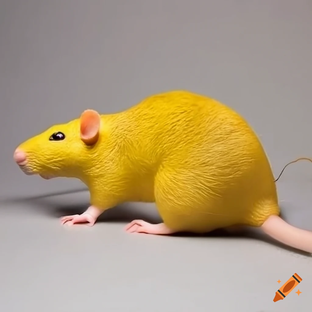 Yellow punk toy rats on Craiyon