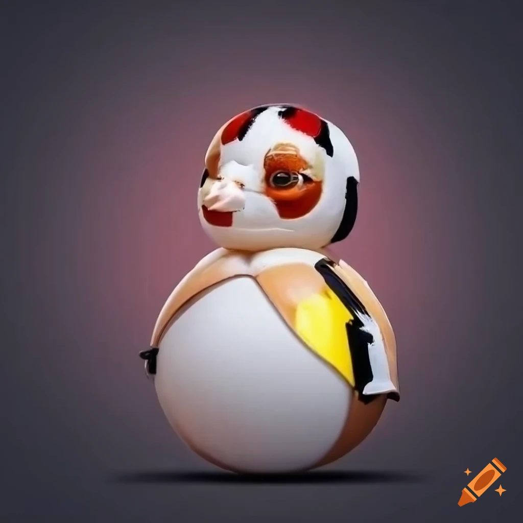 Perfectly spherical bird on Craiyon