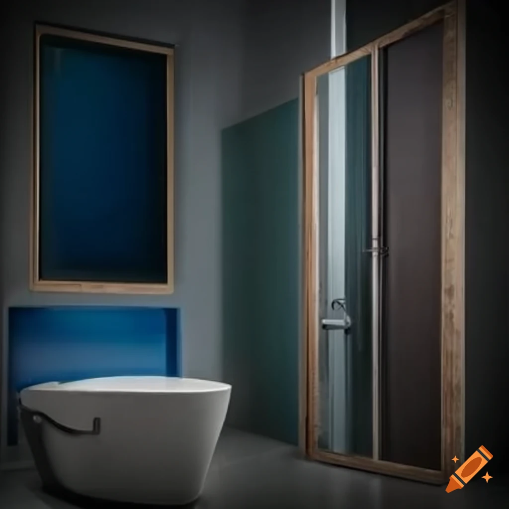 Future smart shower cabin on Craiyon