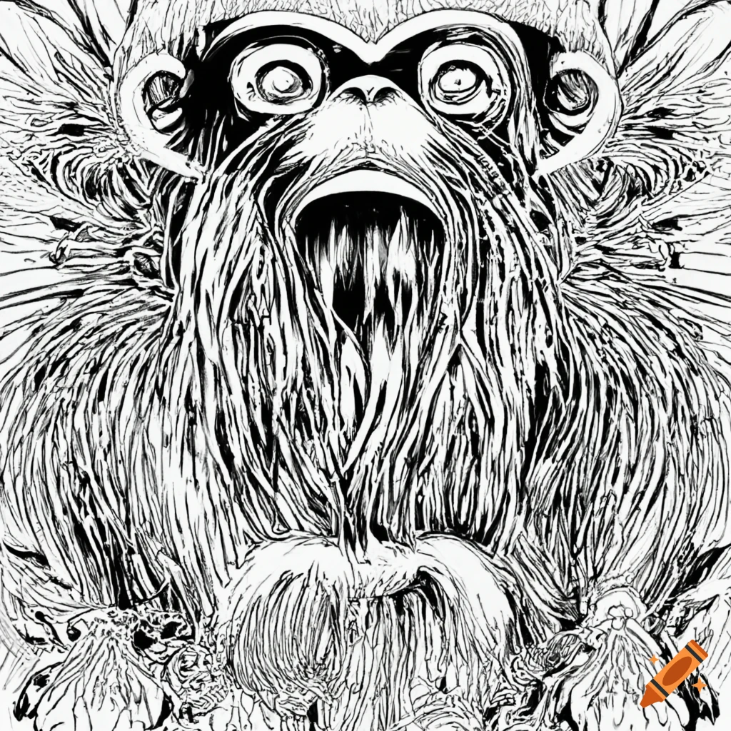 Mystic monkey on Craiyon