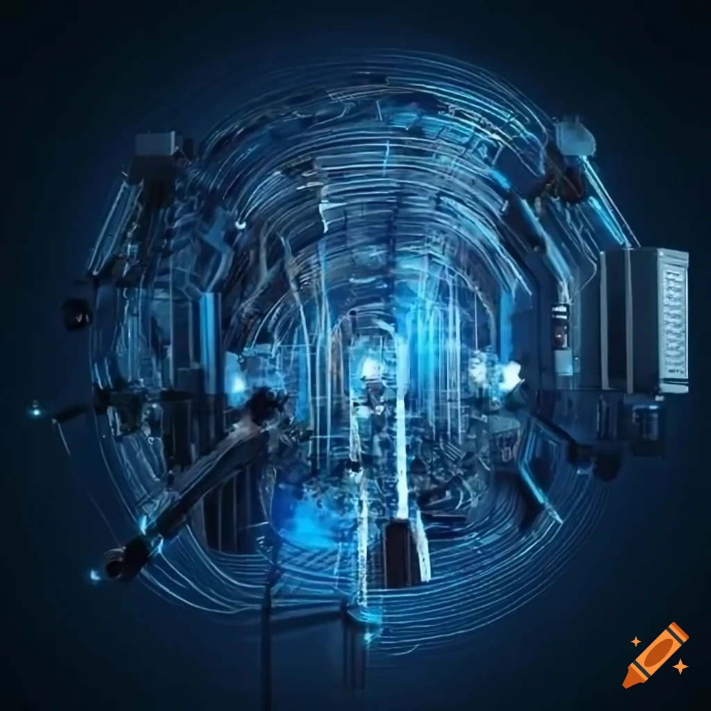 Ultra realistic depiction of TCP IP network connections on Craiyon