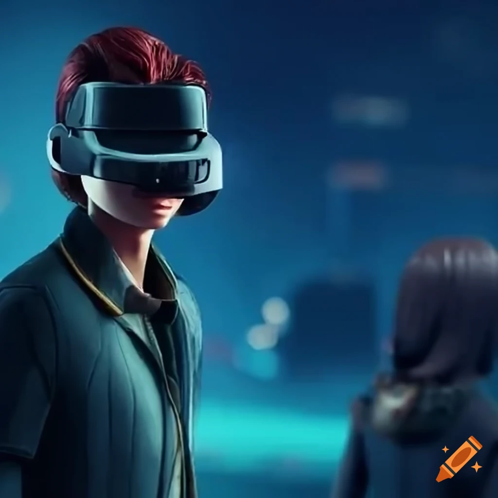 Image of a virtual reality metaverse