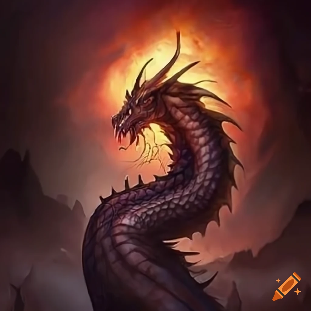 Profile picture of a dragon on Craiyon