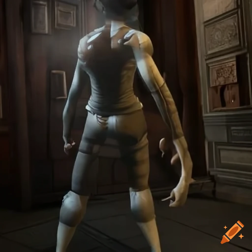 Character teleporting back on Craiyon