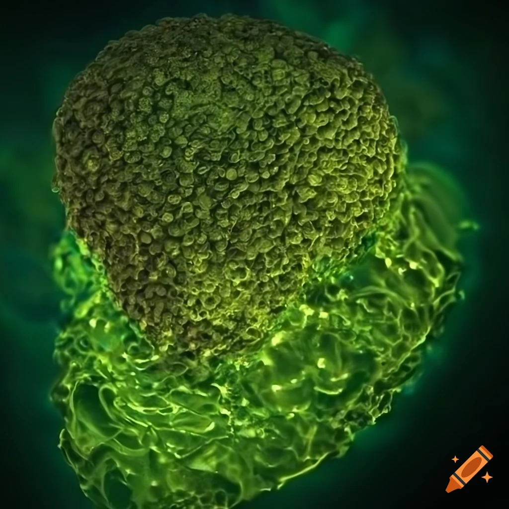 Carotene molecule in algae