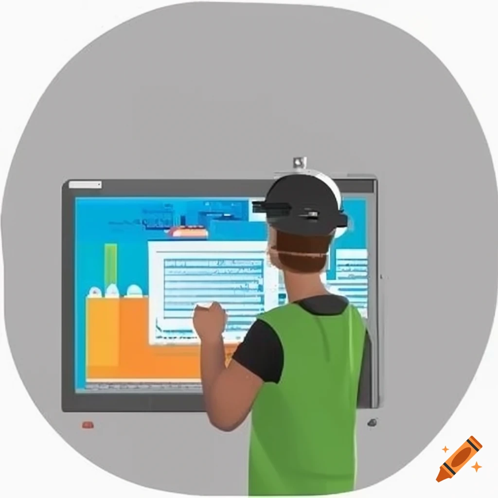 Graphic promoting new compressed air management software on Craiyon