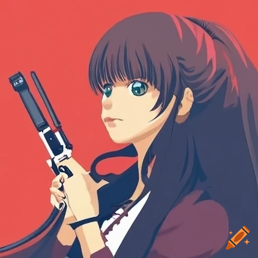 Image depicting shooting mechanics in a video game on Craiyon