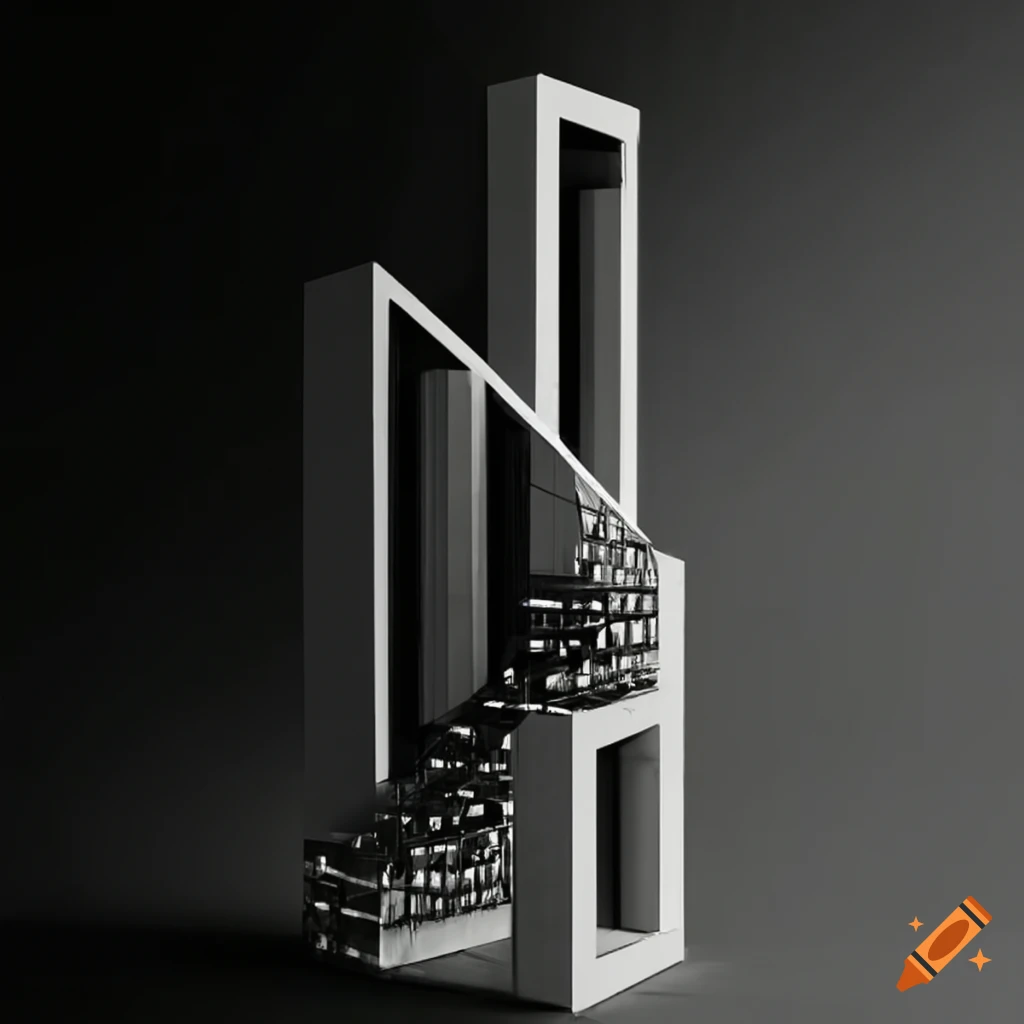 Moebius strip with Escher style infinite staircases on Craiyon