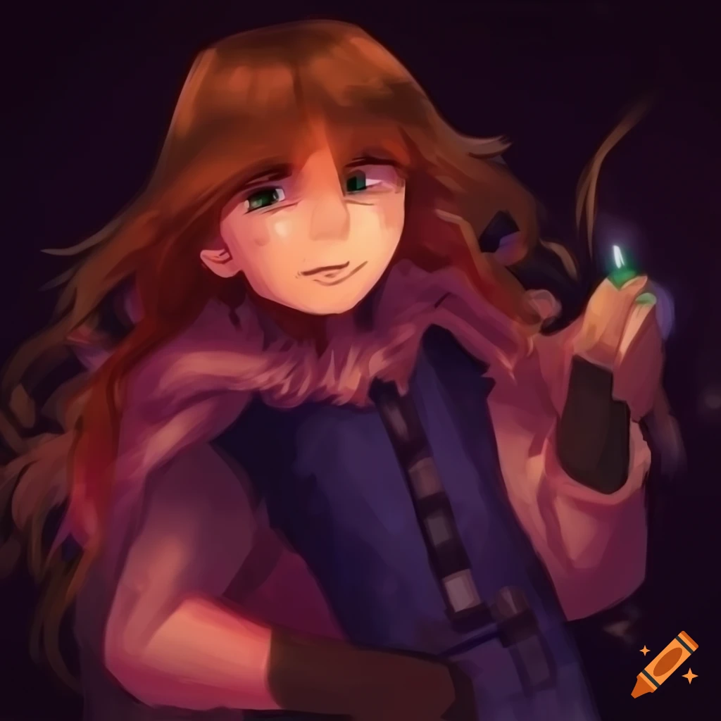 Minecraft alex as a human on Craiyon